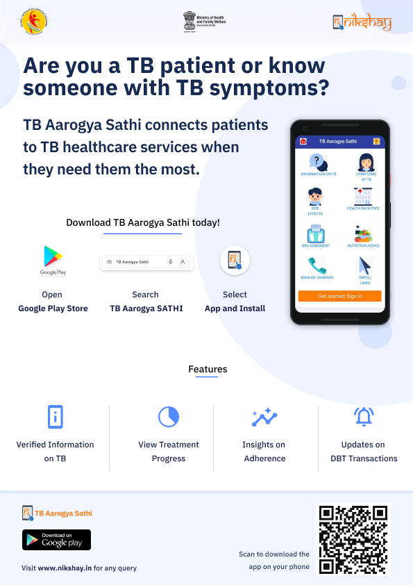 TB Aarogya Sathi Posters – Central Tuberculosis Division